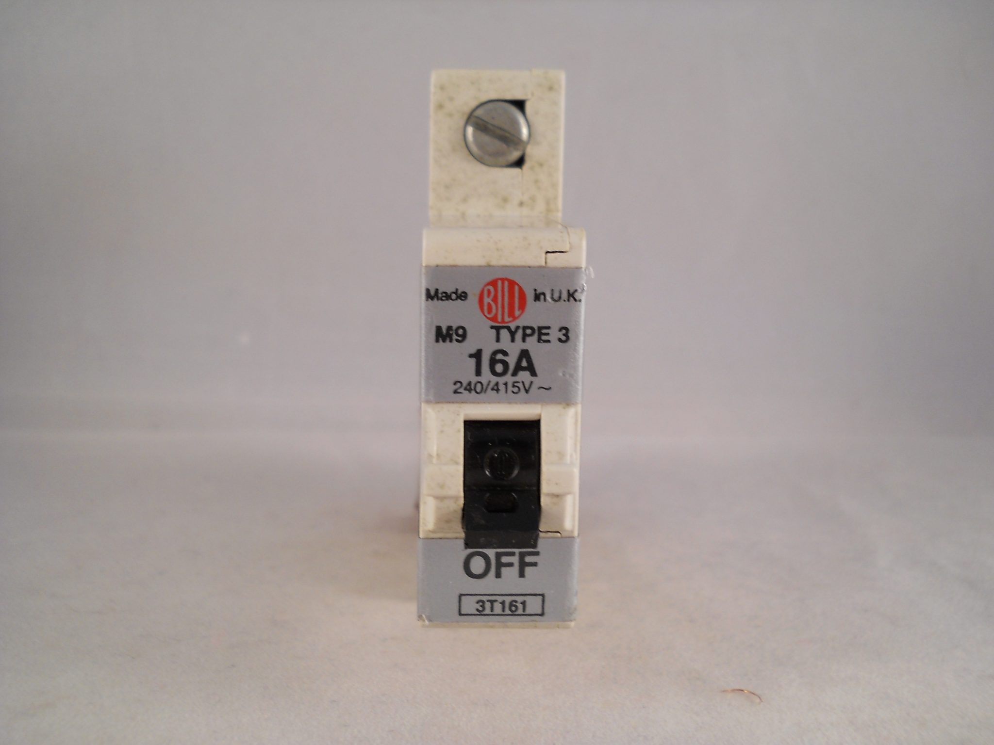 Bill MCB Type 3 16 Amp M9 Single Pole 16A Memshield Breaker 161MB3 ...