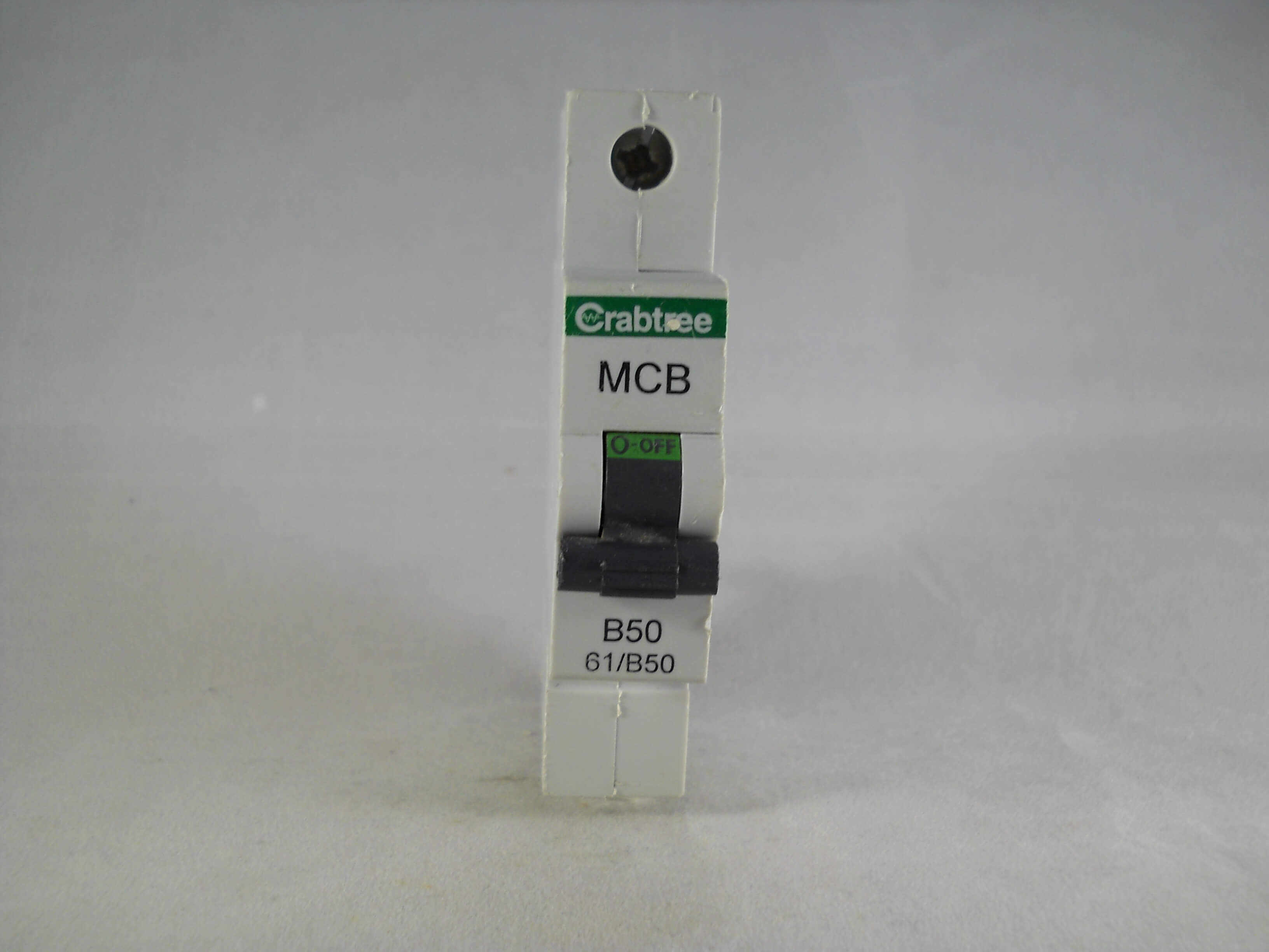 Crabtree Starbreaker MCB 50 Amp Single Pole Breaker Type B 50A 61/B50 ...