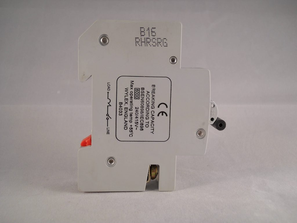 Wylex NSB MCB 16 Amp Single Pole Circuit Breaker Type B 16A NSB16 ...