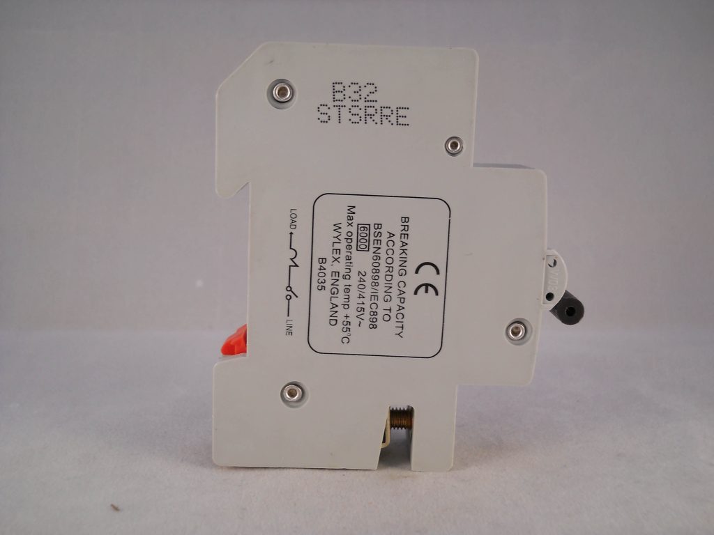 Wylex NSB MCB 32 Amp Single Pole Circuit Breaker Type B 32A NSB32 ...