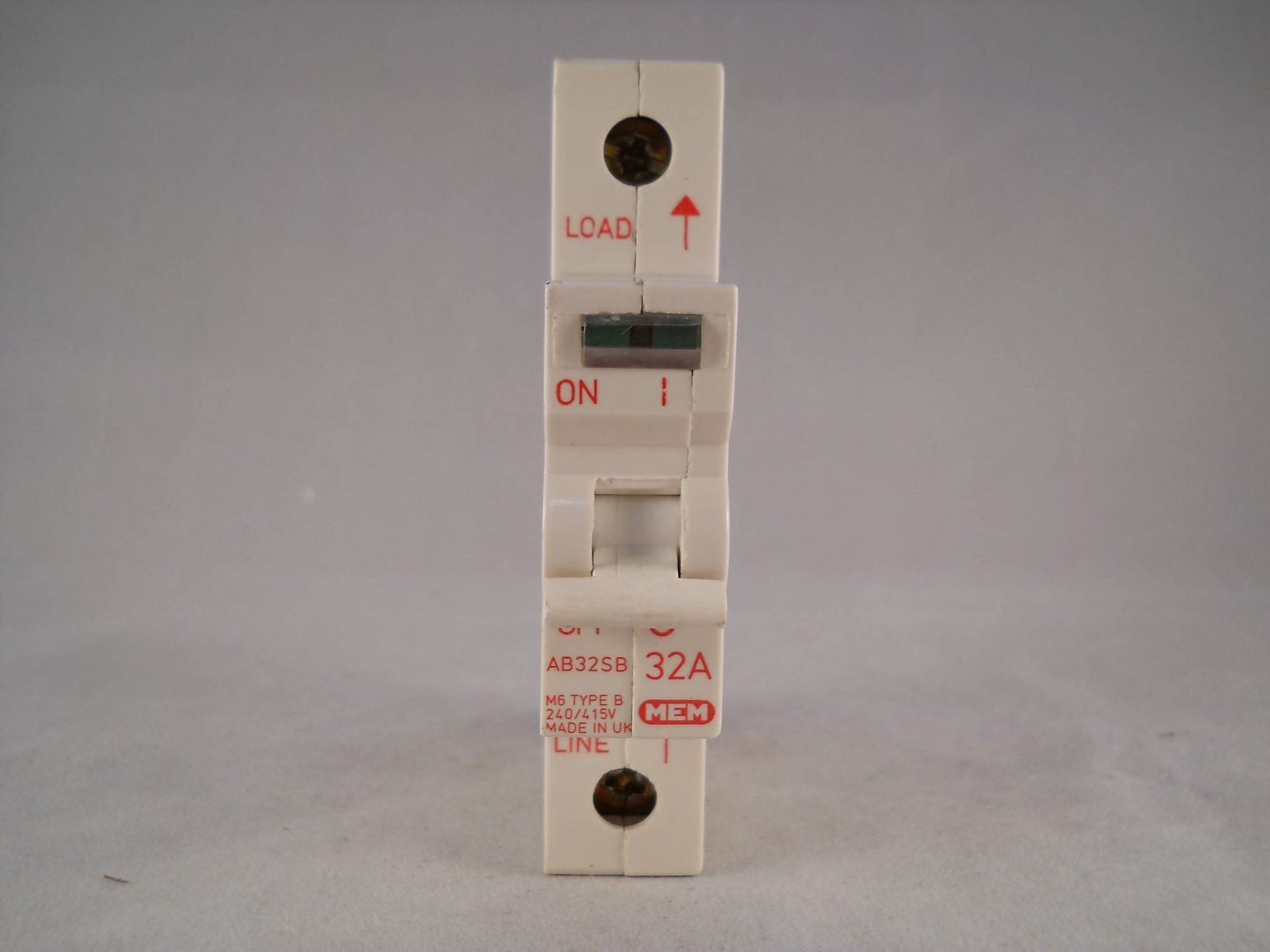 MEM Memera 2000 MCB 32 Amp Type B 32A Single Pole Breaker Memshield ...