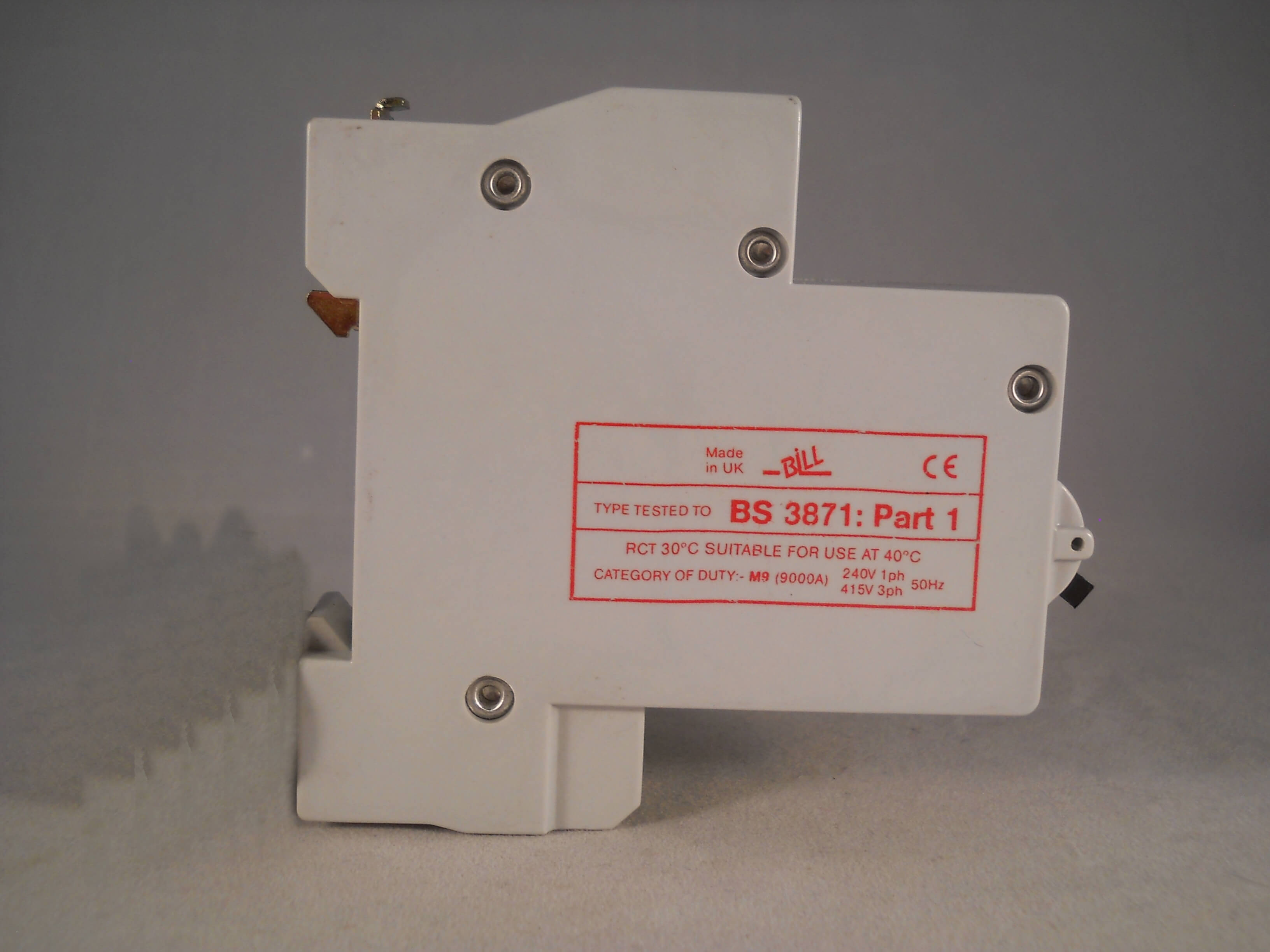 Bill MCB Type C 32 Amp M9 Single Pole 32A Memshield Breaker 321MC 3T321 ...
