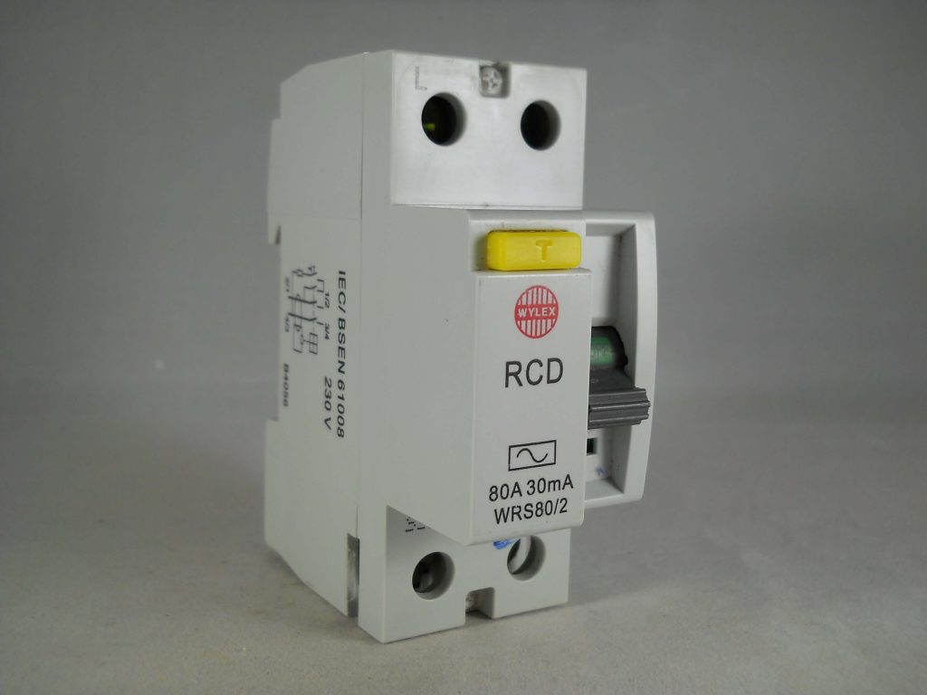 Wylex RCD 80 Amp 30mA Double Pole 80A RCCB Trip WRS80/2 - Willrose ...