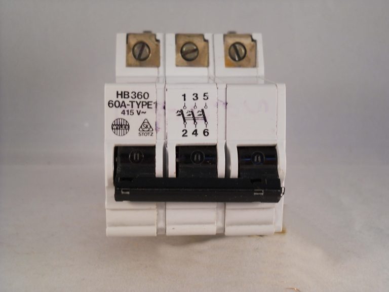 Wylex MCB 60 Amp Type 1 M6 Triple Pole 3 Phase 60A S213 Stotz Kontakt ...