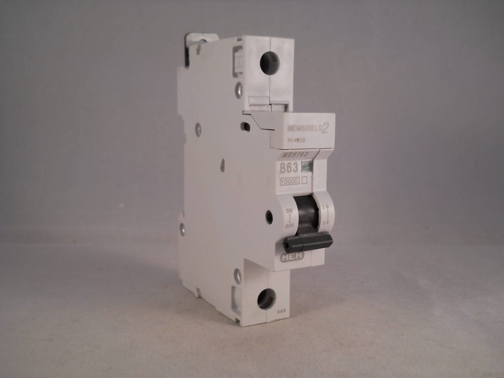 MEM Memshield 2 MCB 63 Amp Type B 63A Single Pole Circuit Breaker ...