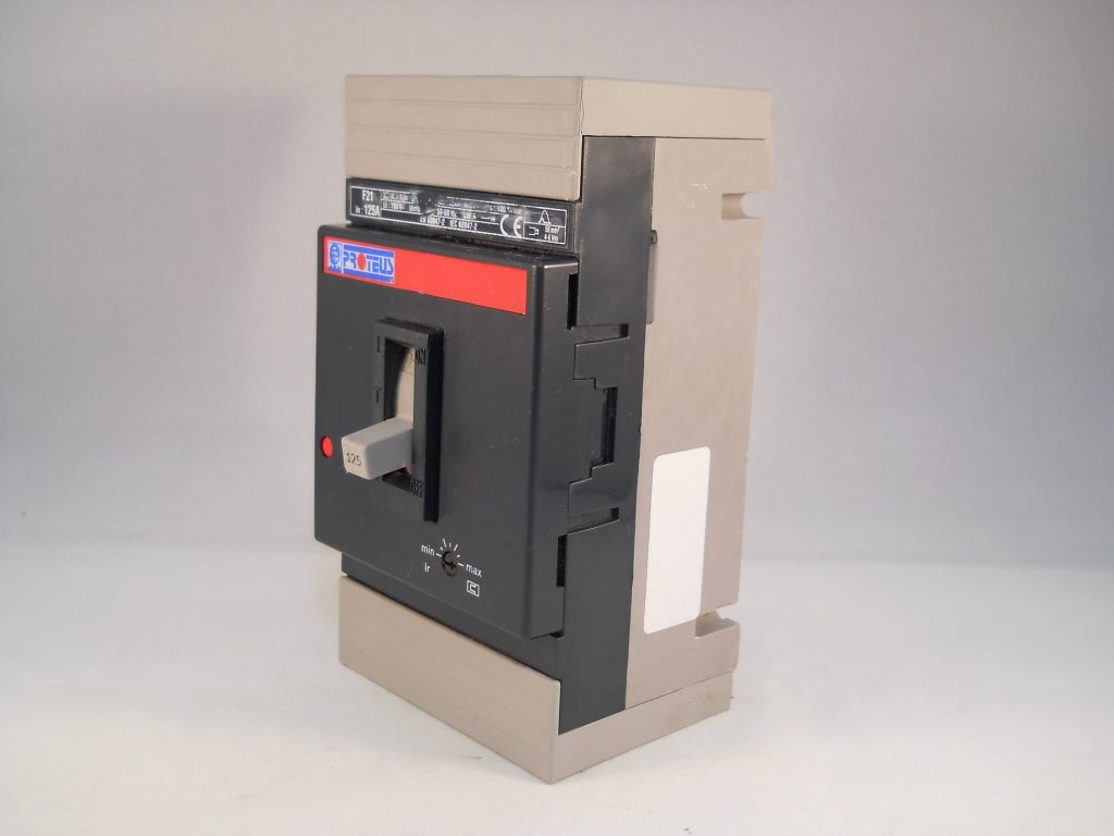 Proteus MCCB 125 Amp Triple Pole 3 Phase F21 125A Circuit Breaker ...
