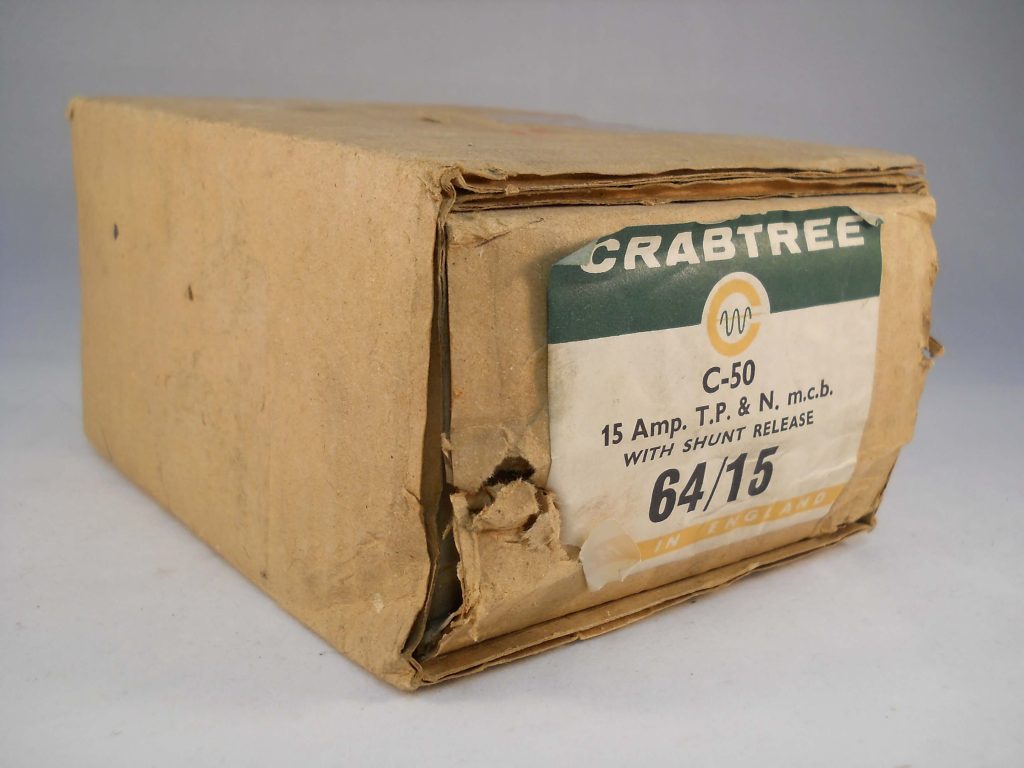 Crabtree C50 MCB 15 Amp Type 2 15A Four Pole TP&N Shunt Release 64/15 ...