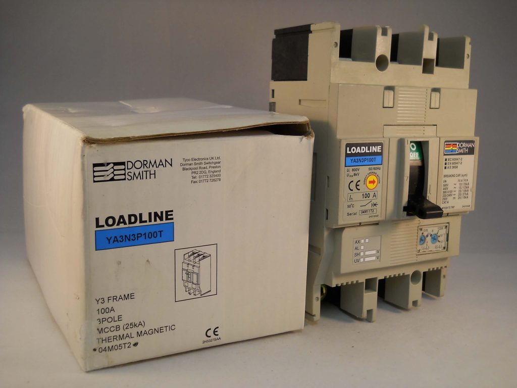 Dorman Smith Loadline MCCB 100 Amp Triple Pole 3 Phase 100A AA ...
