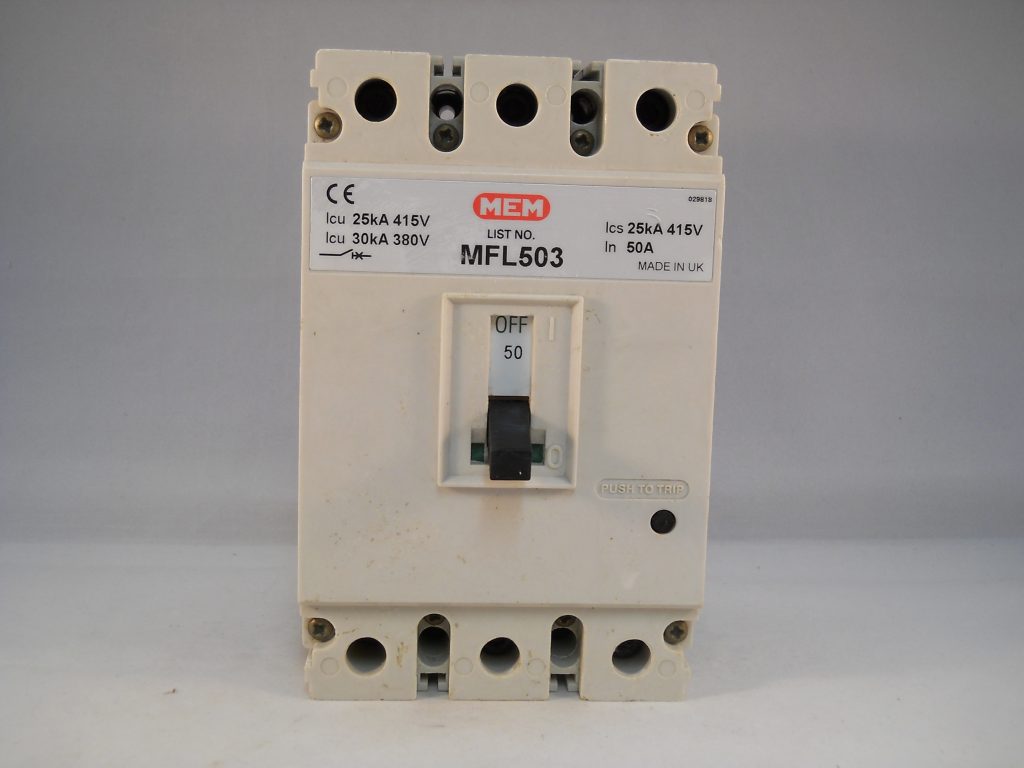 MEM MCCB 50 Amp Triple Pole 50A 3 Phase Breaker Bill TLF503 Memshield 2 ...