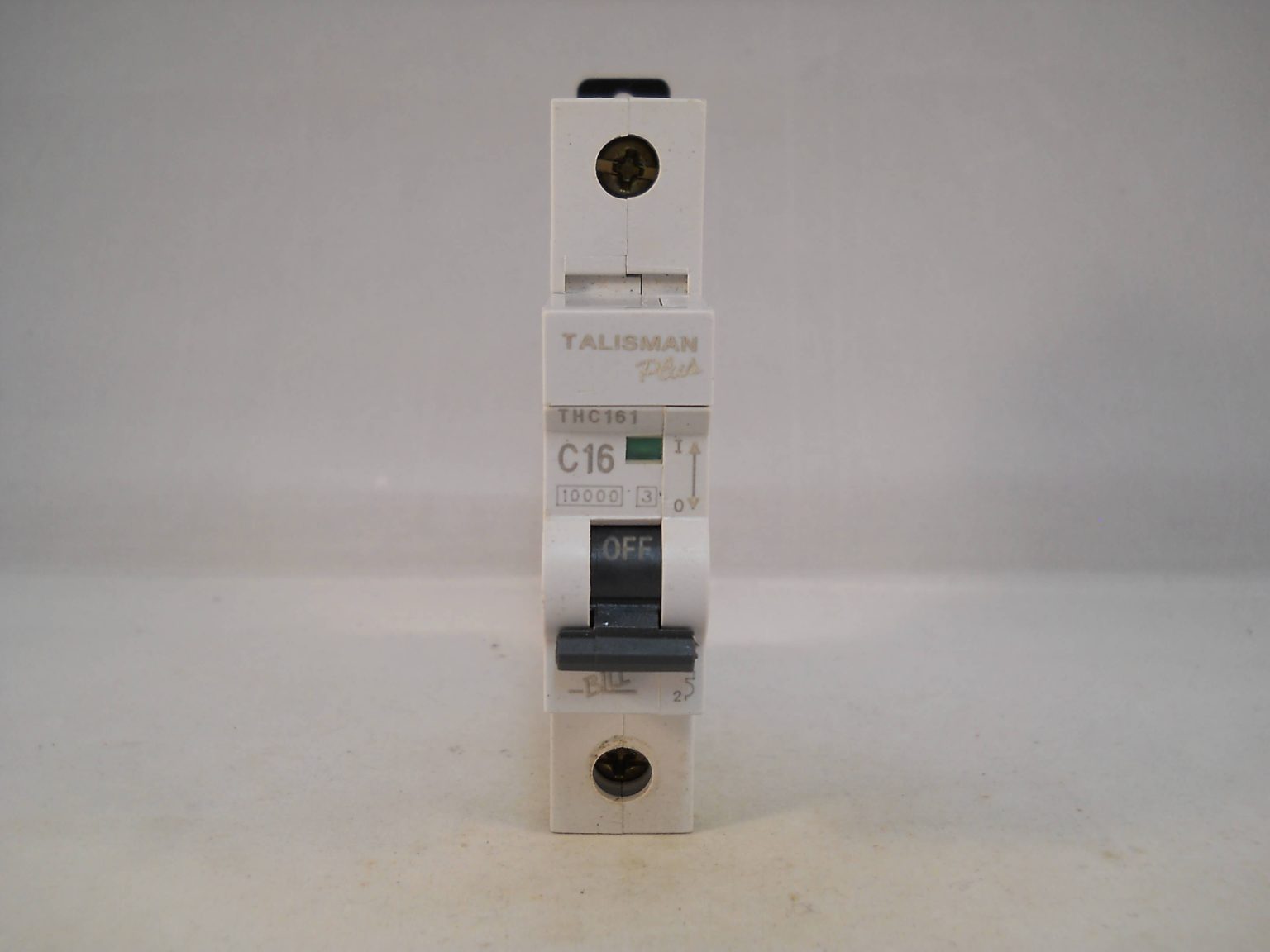 Bill Talisman Plus MCB 16 Amp Type C 16A Single Pole Breaker MEM MCH116 ...