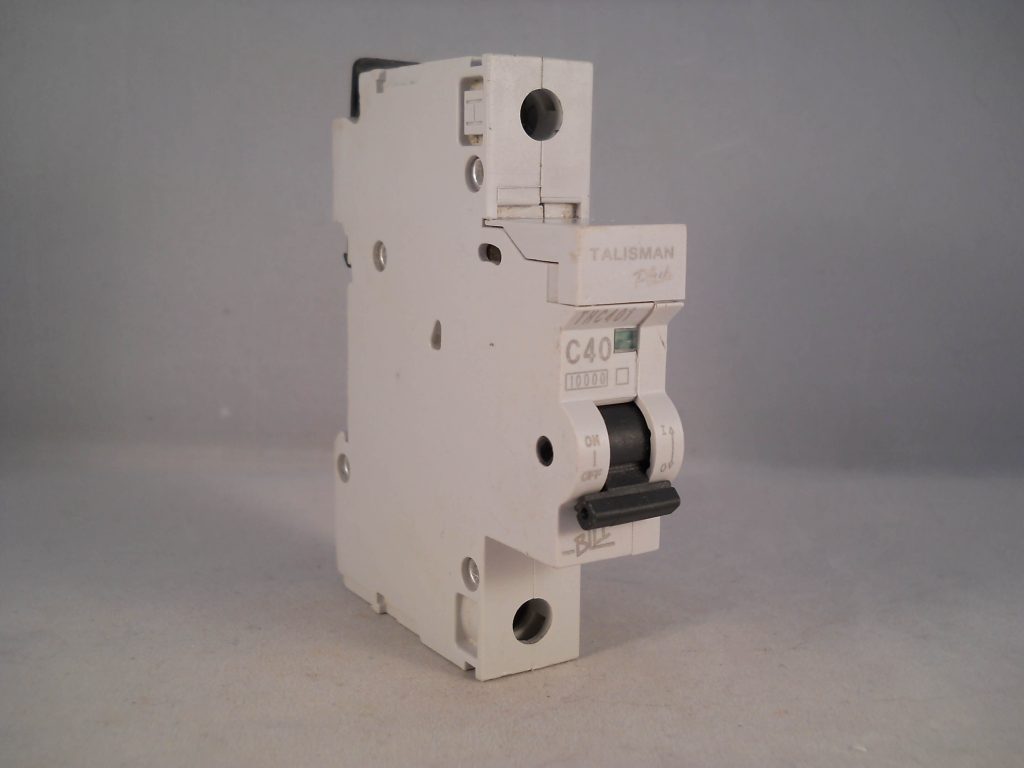 Bill Talisman Plus MCB 40 Amp Type C 40A Single Pole Breaker MEM MCH140 ...