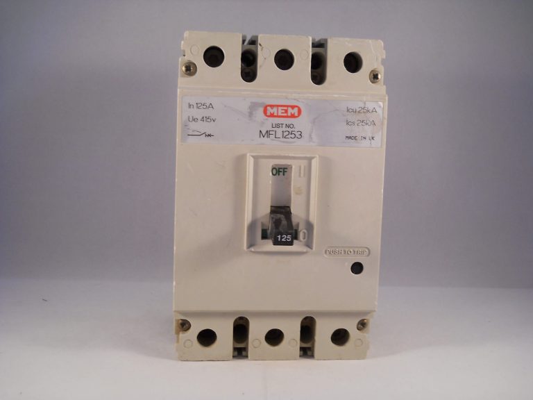 MEM MCCB 125 Amp Triple Pole 125A 3 Phase Bill TLF1253 Memshield 2 ...