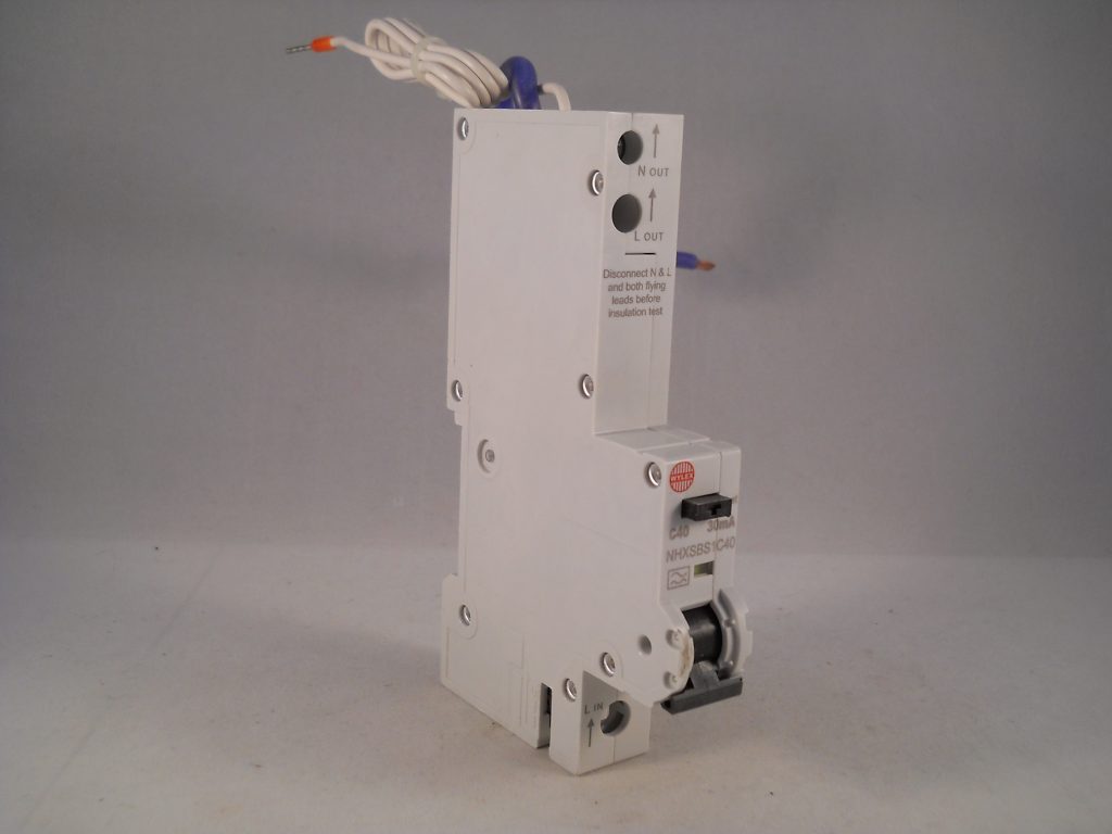 Wylex RCBO 40 Amp 30mA Type C 40A NHXSBS Range C40 NHXSBS1C40 NEW ...