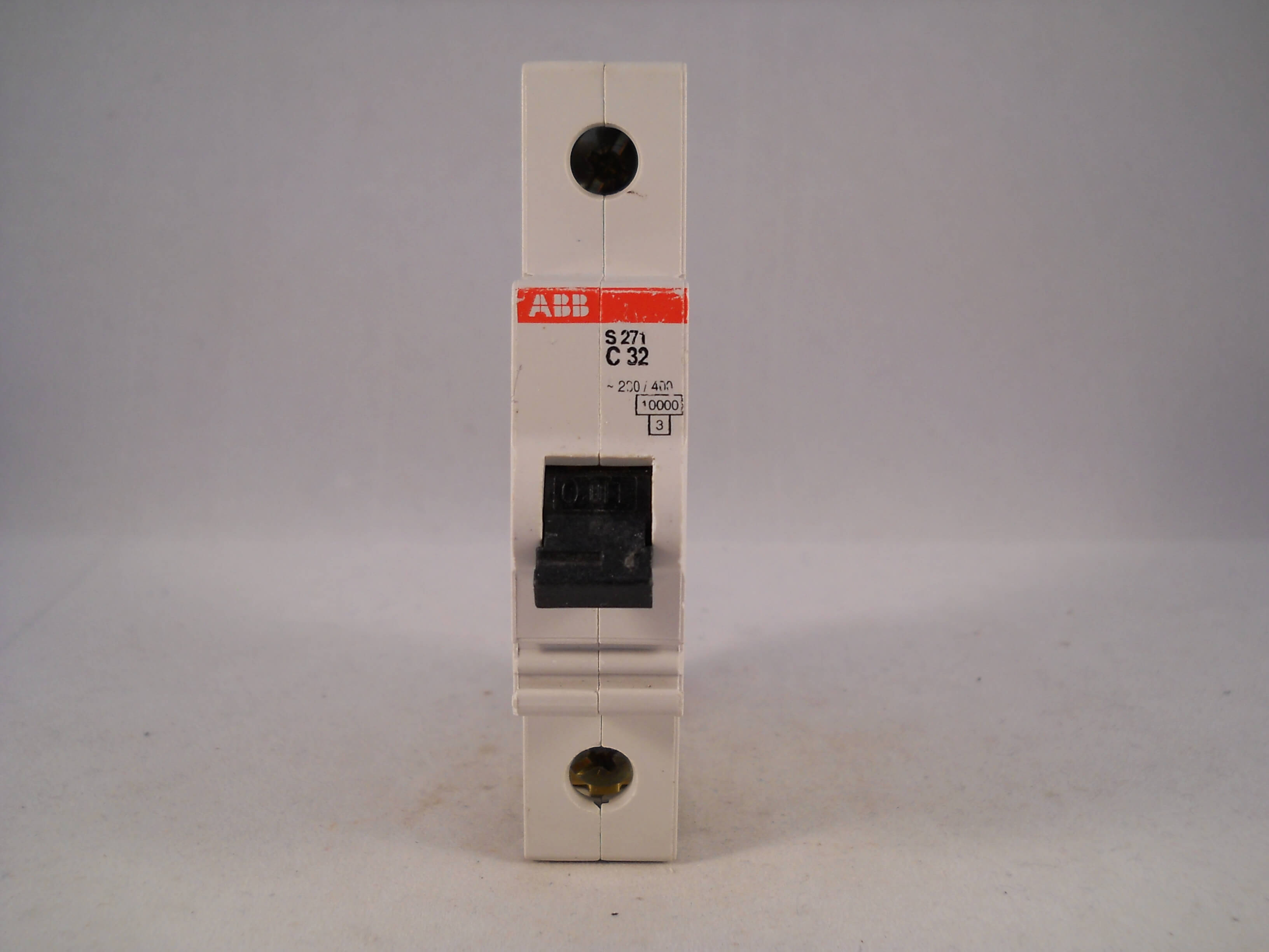 ABB MCB 32 Amp Type C Single Pole 32A C32 Circuit Breaker S271 S271C32 ...