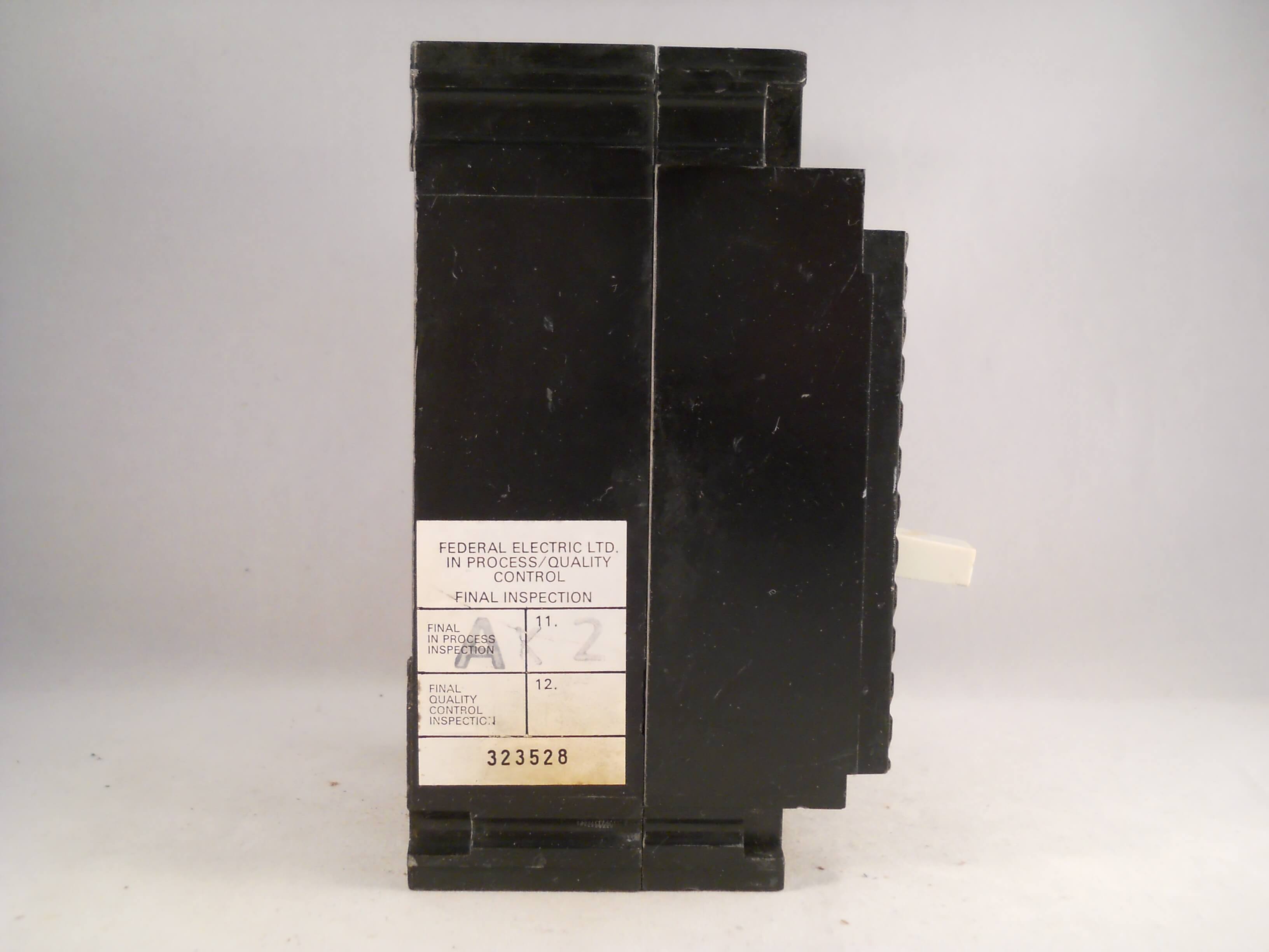 Federal Electric MCCB 60 Amp Triple Pole 3 Phase Breaker Select 60A ...