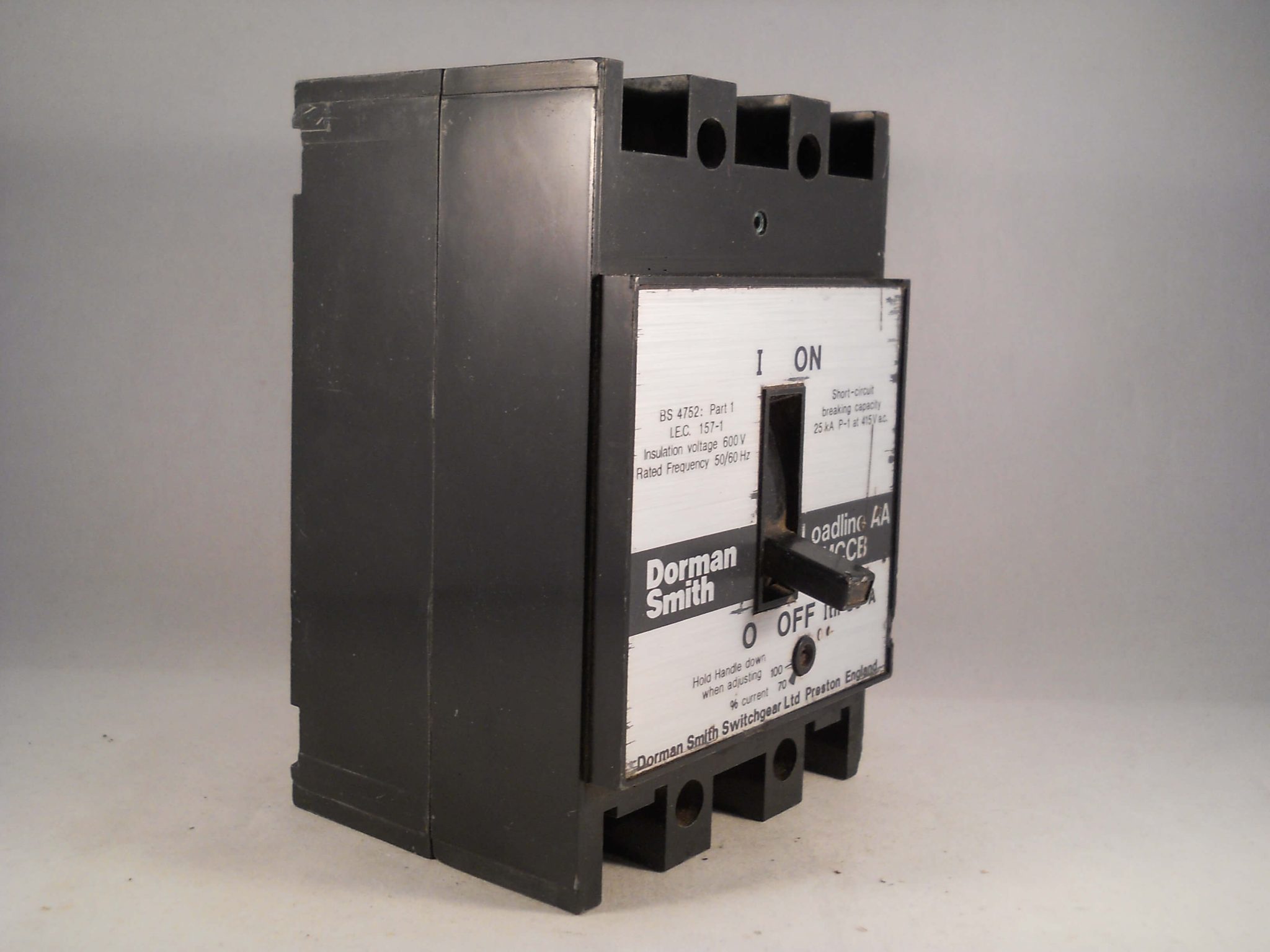 Dorman Smith Loadline MCCB 80 Amp Triple Pole 3 Phase 80A AA LLBAAT80 ...