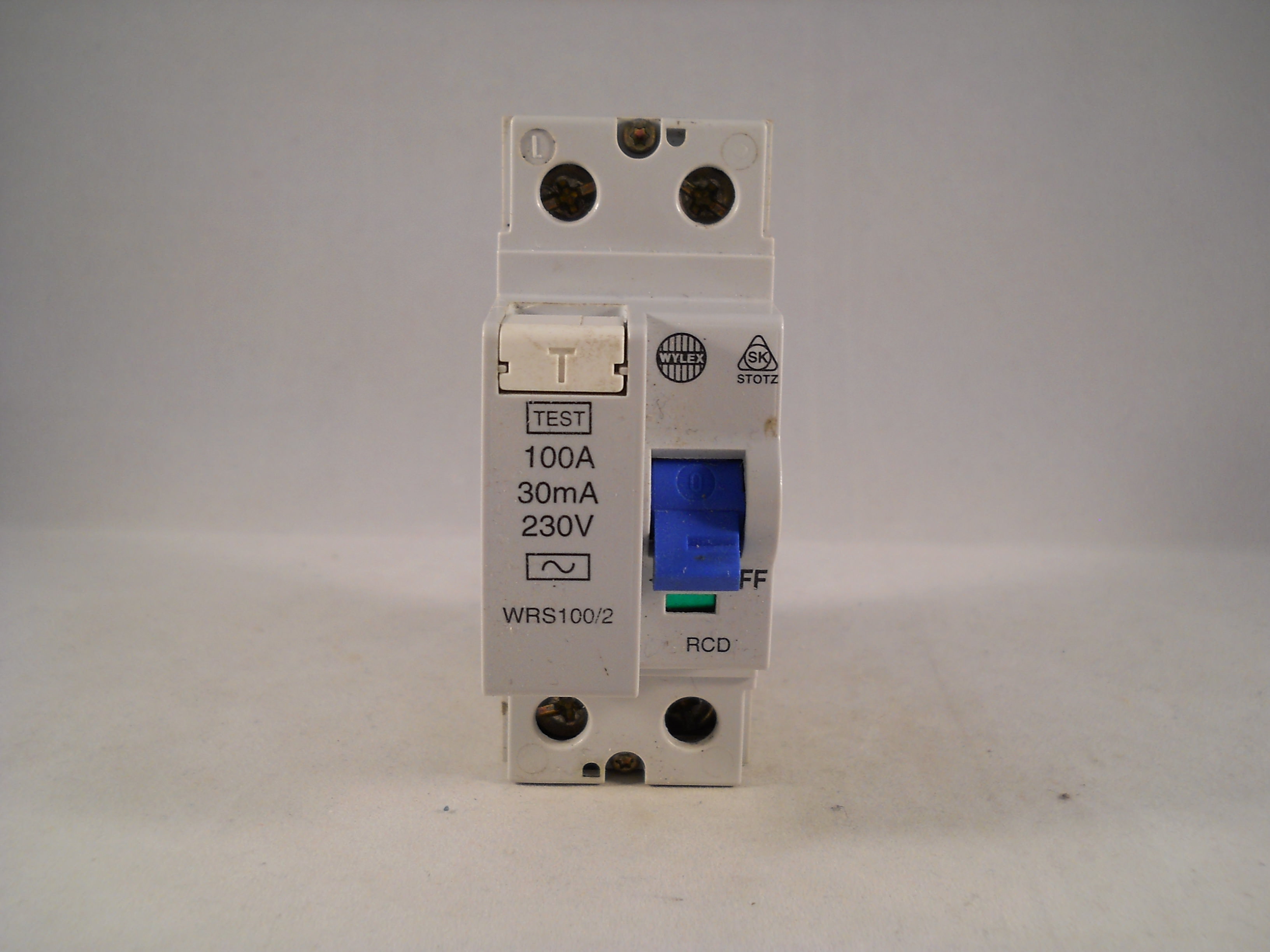 Wylex RCD 100 Amp 30mA Double Pole 100A RCCB Trip WRS100/2 NEW ...