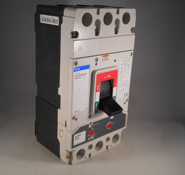 Eaton MCCB 400 Amp Triple Pole 400A 3 Phase Breaker Series G GLS3400AAM ...