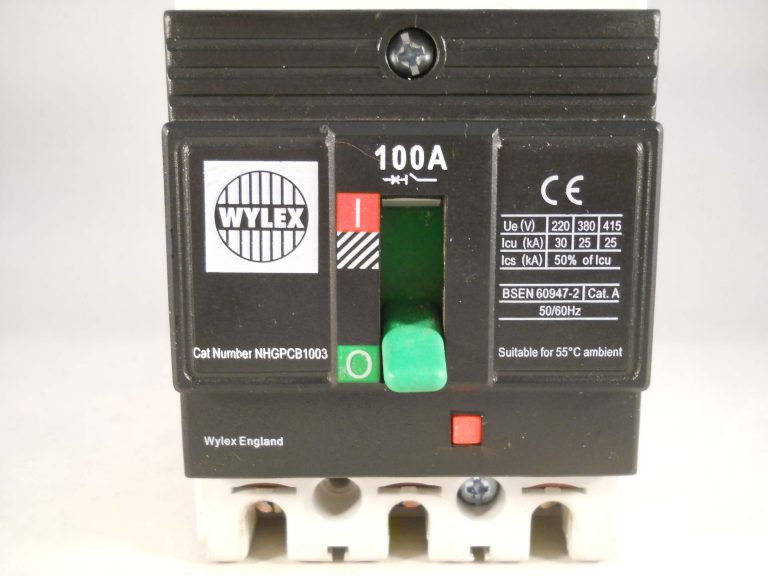 Wylex MCCB 100 Amp Triple Pole 3 Phase 100A G Frame NHGPCB1003 ...
