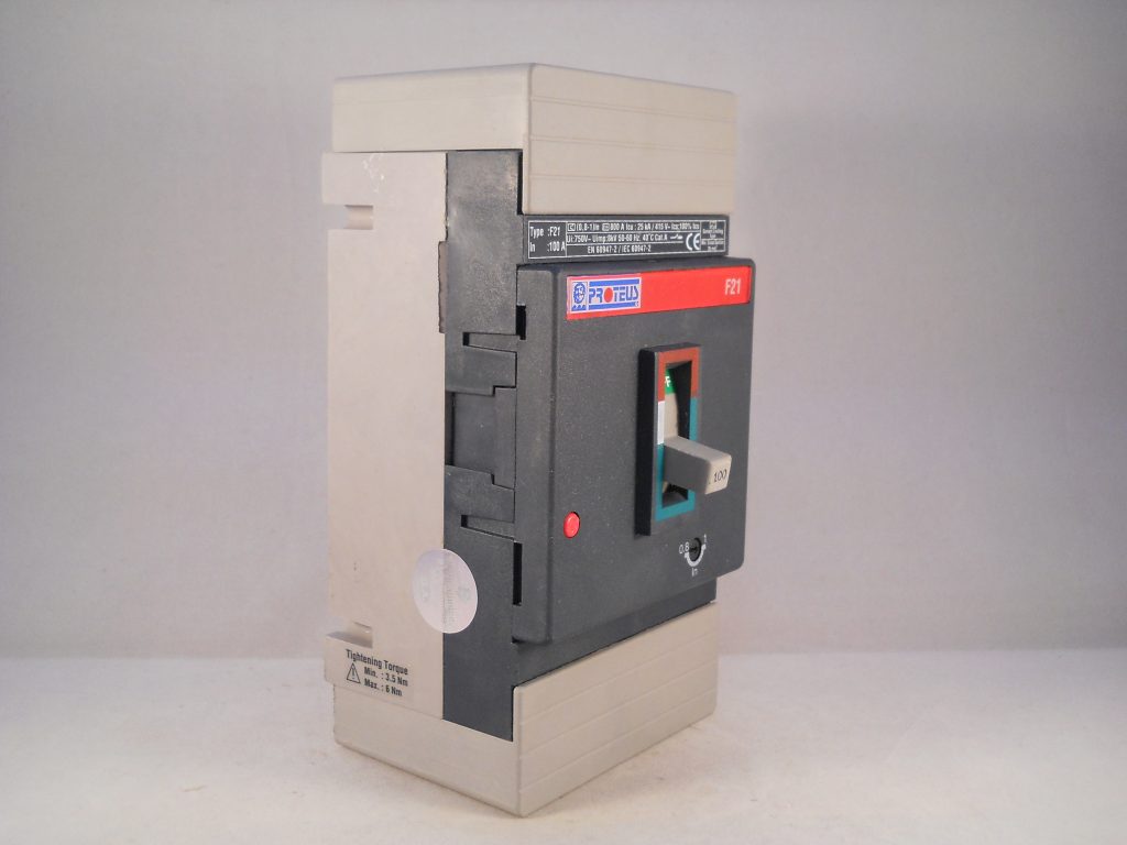 Proteus MCCB 100 Amp Triple Pole 3 Phase F21 100A Circuit Breaker ...