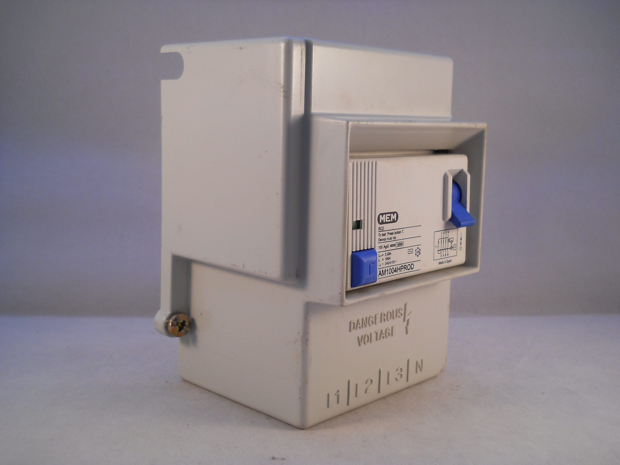 MEM 100 Amp 30mA Four Pole 100A Memshield 2 RCD Incomer Kit AM1004HPROD ...