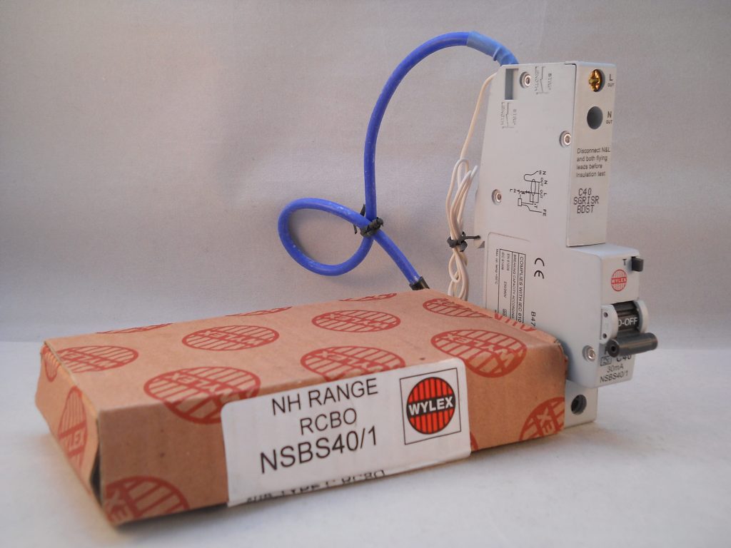 Wylex RCBO 40 Amp 30mA Type C 40A NH Range C40 NSBS40/1 NEW - Willrose ...