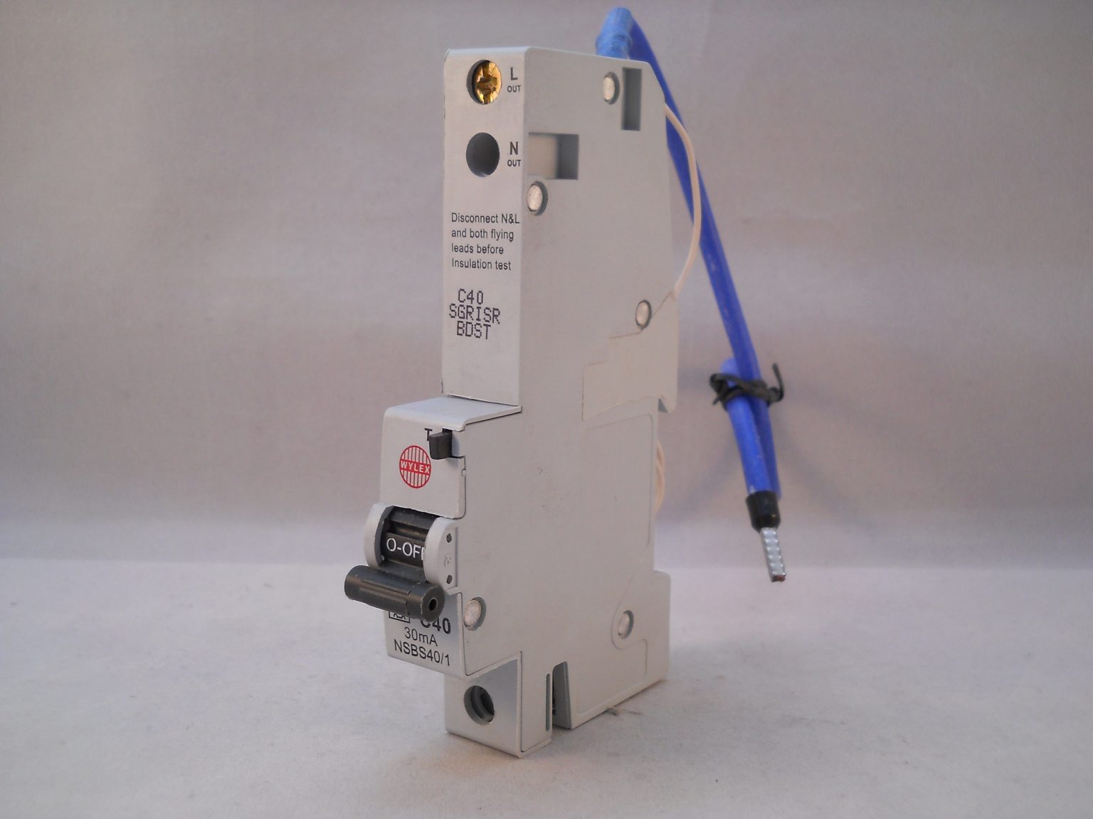 Wylex RCBO 40 Amp 30mA Type C 40A NH Range C40 NSBS40/1 NEW - Willrose ...