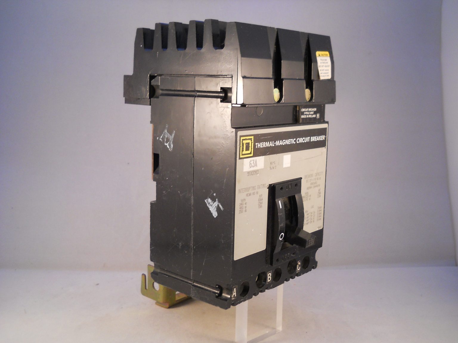 Square D MCCB 63 Amp Triple Pole 3 Phase 63A Series 2 i-Line Breaker ...
