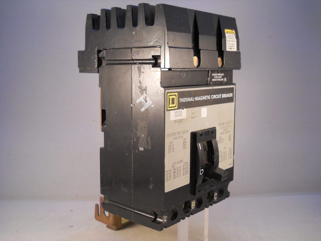 Square D MCCB 100 Amp Triple Pole 3 Phase 100A Series 2 i-Line Breaker ...