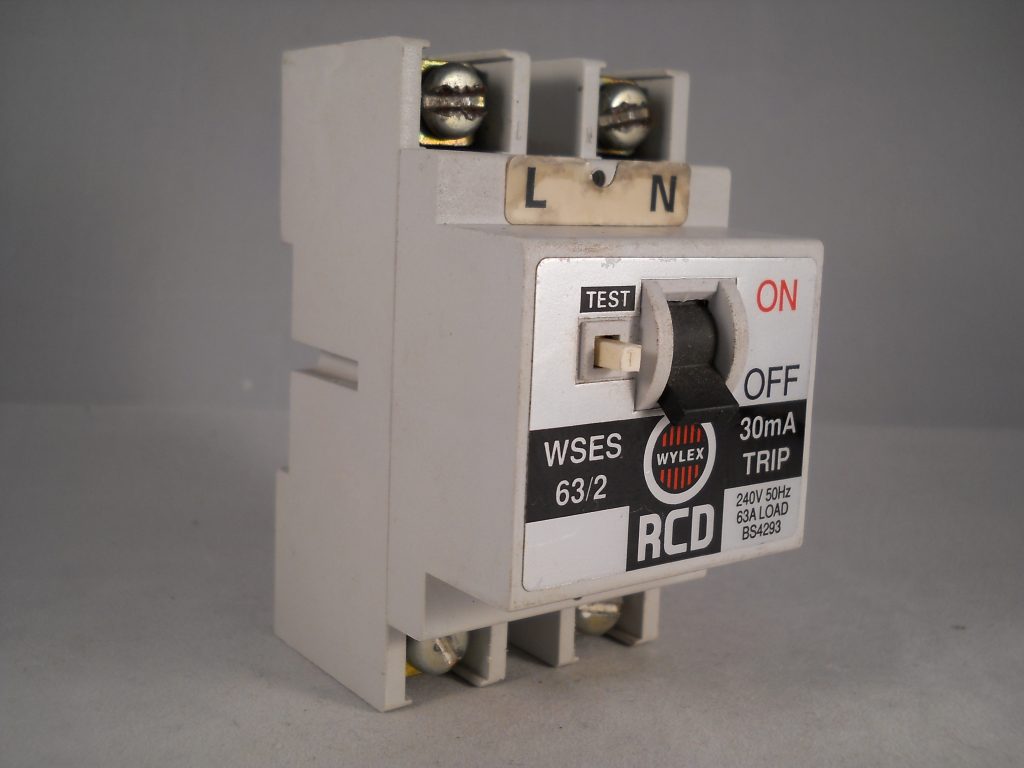 Wylex RCD 63 Amp 30mA Double Pole 63A Trip WSES 63/2 WSES63/2 ...