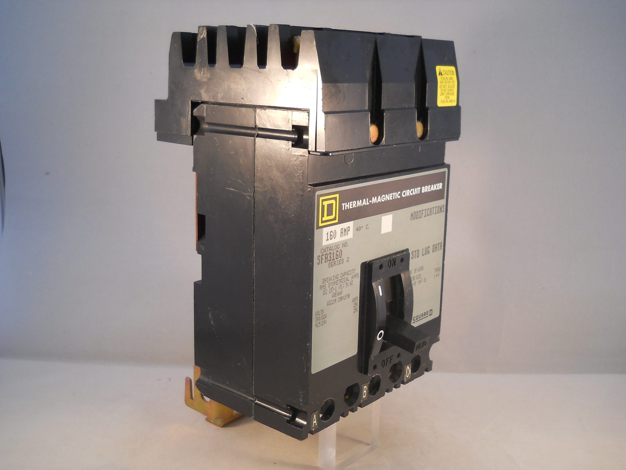 Square D MCCB 160 Amp Triple Pole 3 Phase 160A Series 2 i-Line Breaker ...