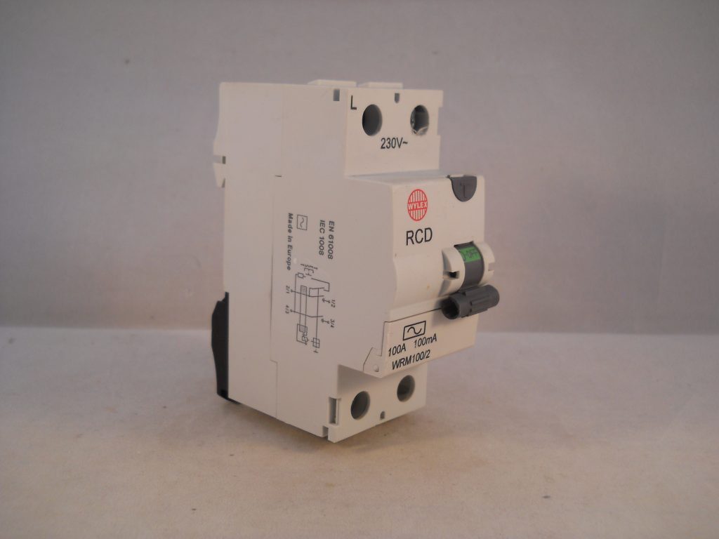 Wylex RCD 100 Amp 100mA Double Pole 100A RCCB Trip WRM100/2 - Willrose ...