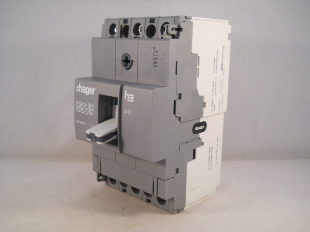Hager MCCB 32 Amp Triple Pole 32A 3 Phase Breaker H3 X160 HDA032Z ...