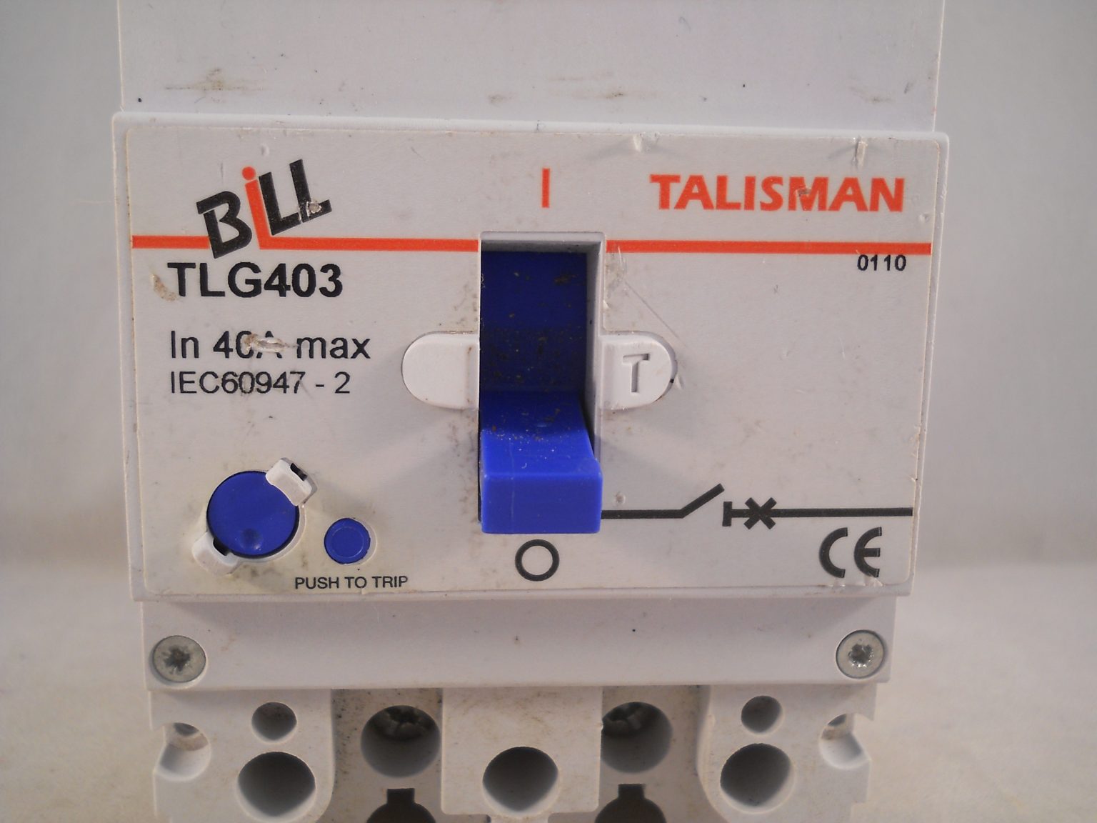 Bill MCCB 40 Amp Triple Pole 40A 3 Phase Breaker MEM MGL403 Talisman ...