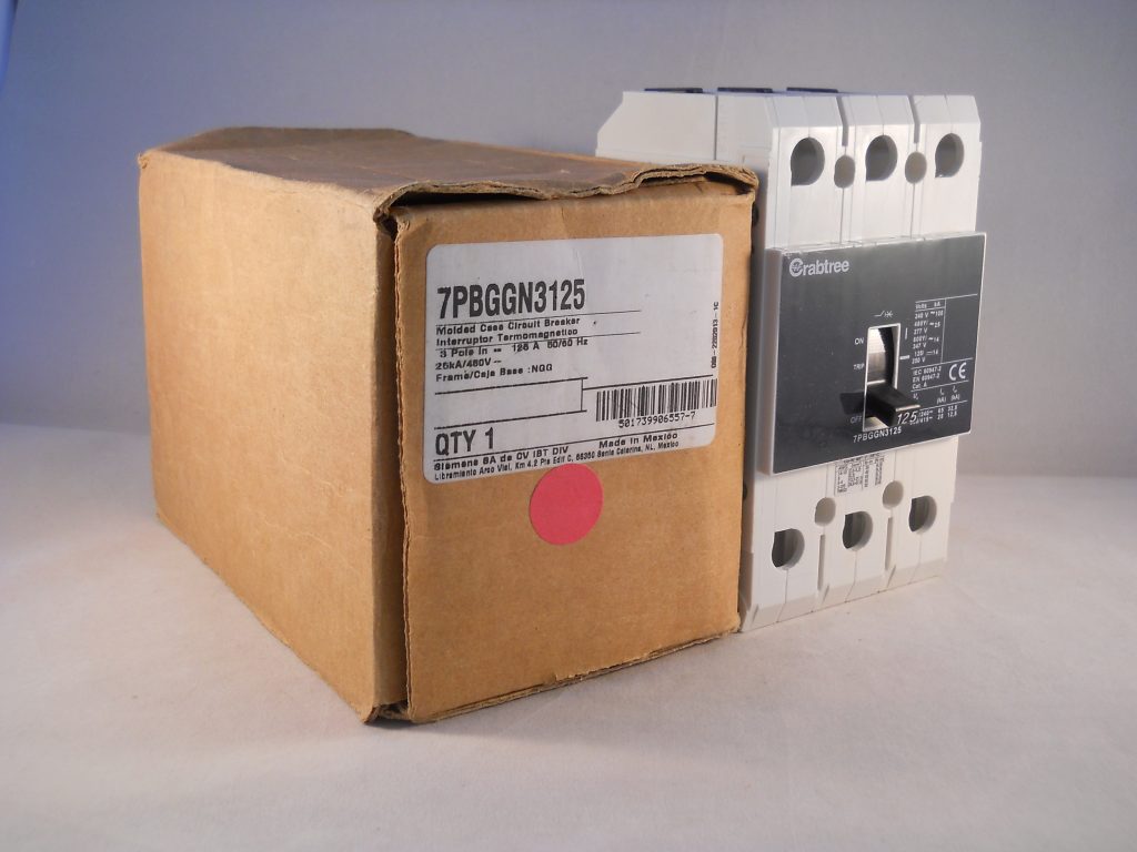 Crabtree Powerstar MCCB 125 Amp Triple Pole 3 Phase 125A GG Frame ...