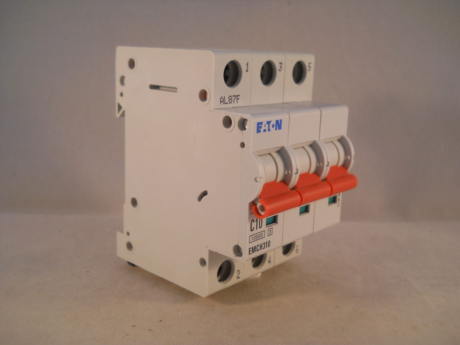 Eaton MCB 10 Amp Type C 10A Triple Pole 3 Phase C10 Memshield 3 EMCH310 ...