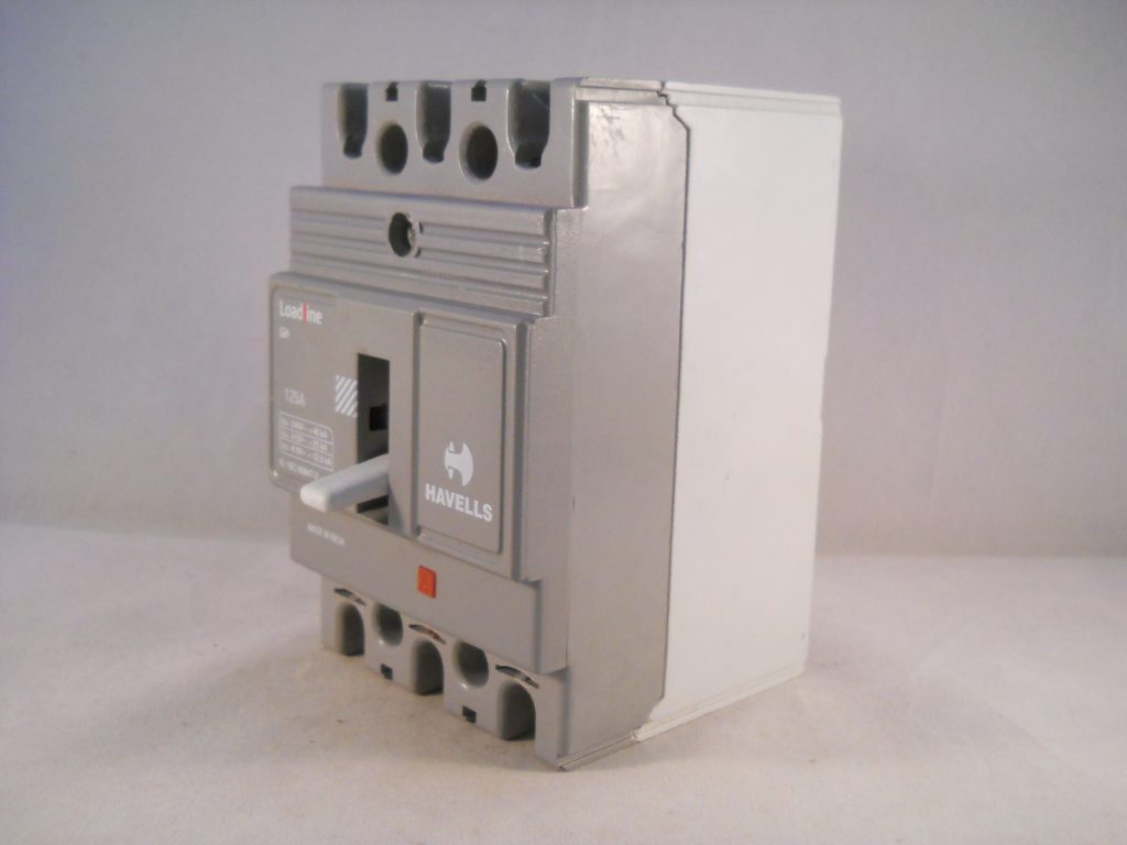 Havells Powersafe MCCB 125 Amp Triple Pole 3 Phase 125A GH Frame ...