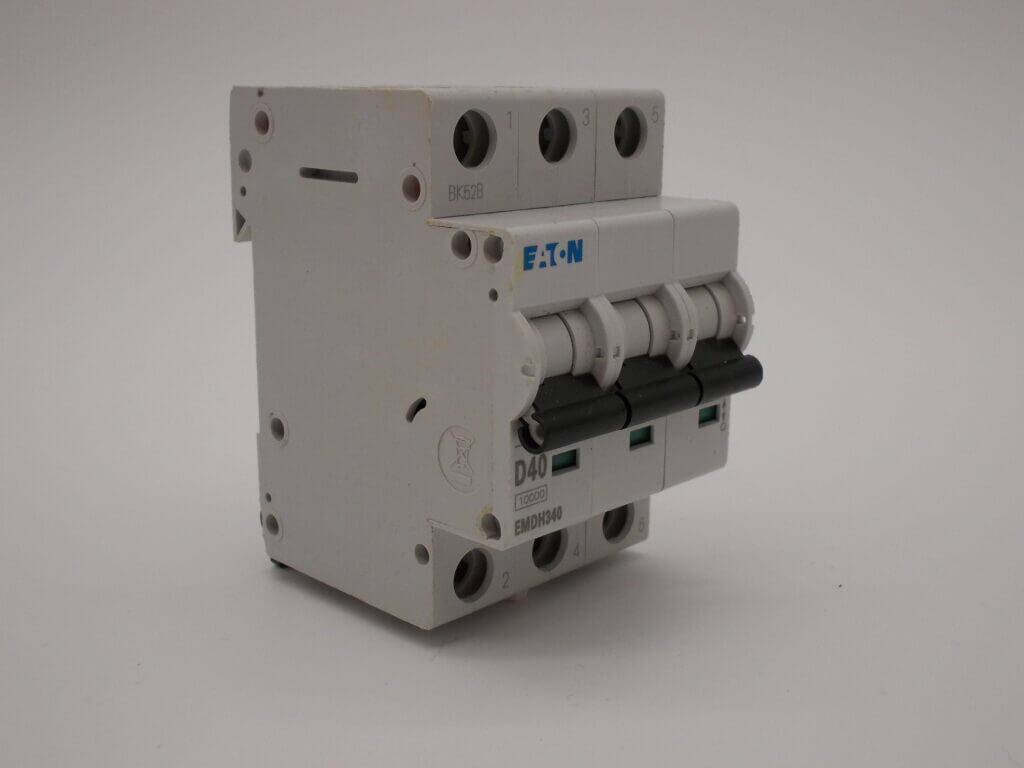 Eaton MCB 40 Amp Type D 40A Triple Pole 3 Phase D40 Memshield 3 EMDH340 ...