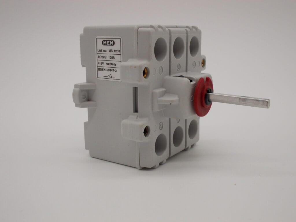MEM Eaton 125 Amp Main Switch 125A Triple Pole 3 Phase Memshield 2 ...