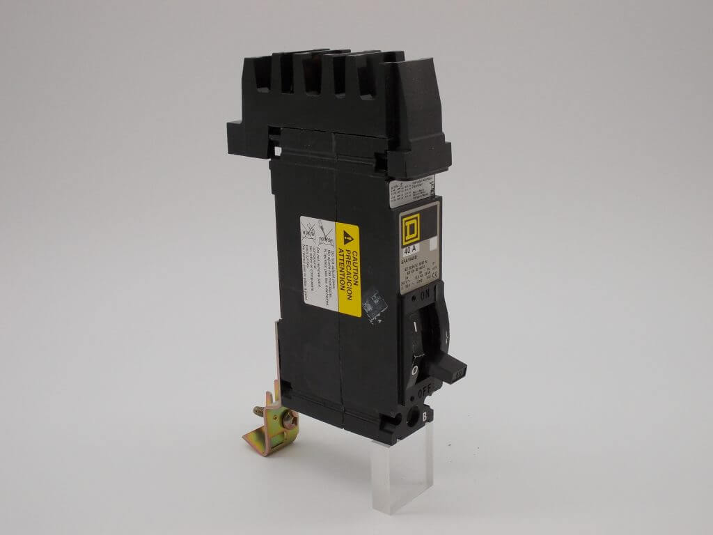 Square D MCCB 40 Amp Single Pole 40A i-Line Circuit Breaker SFA1040B ...