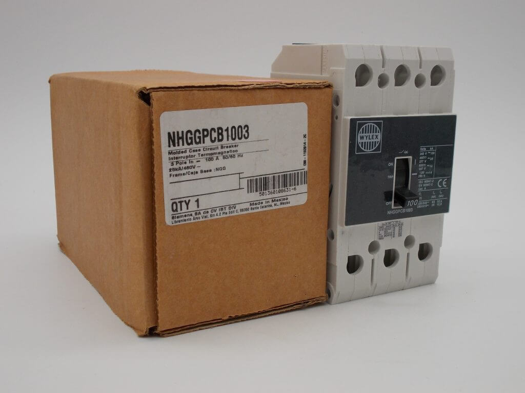 Wylex MCCB 100 Amp Triple Pole 3 Phase 100A GG Frame NHGGPCB1003 NEW ...