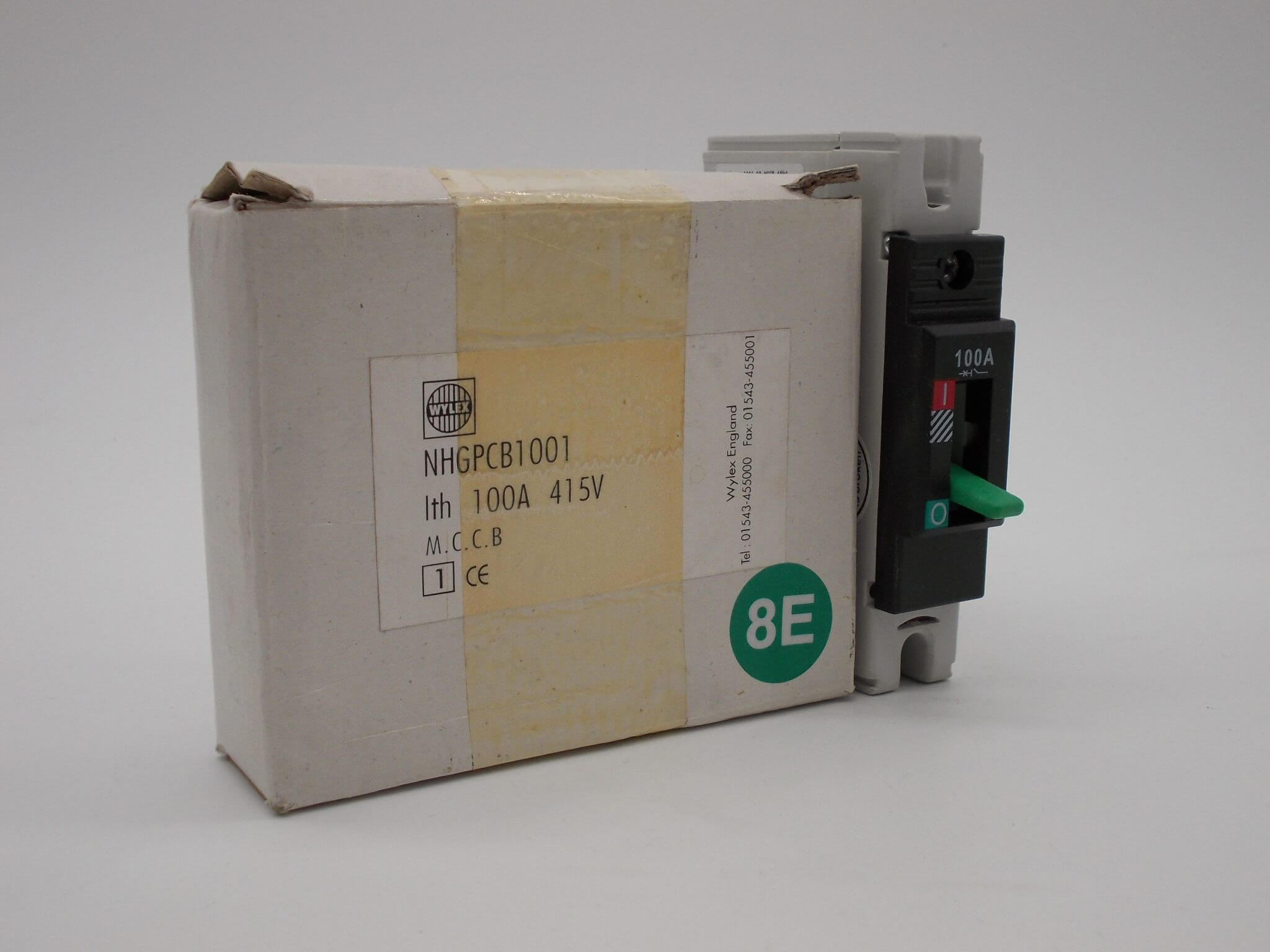 Wylex MCCB 100 Amp Single Pole Breaker 100A G Frame NHGPCB1001 NEW ...